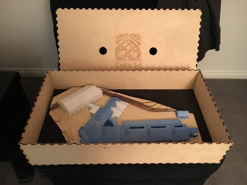 Scale model of Dee View Court for Sue Ryder • Celtic3d