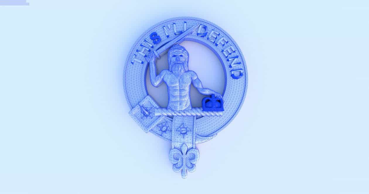 MacFarlane Crest • Celtic3d