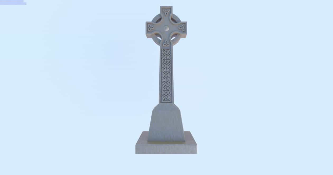 Celtic Cross - 3d Model file in STL Format • Celtic3d