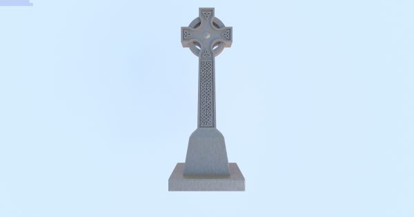 Celtic Cross - 3d Model file in STL Format • Celtic3d
