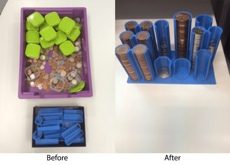 GB Coin Holder - 3d model file for 3d printing • Celtic3d