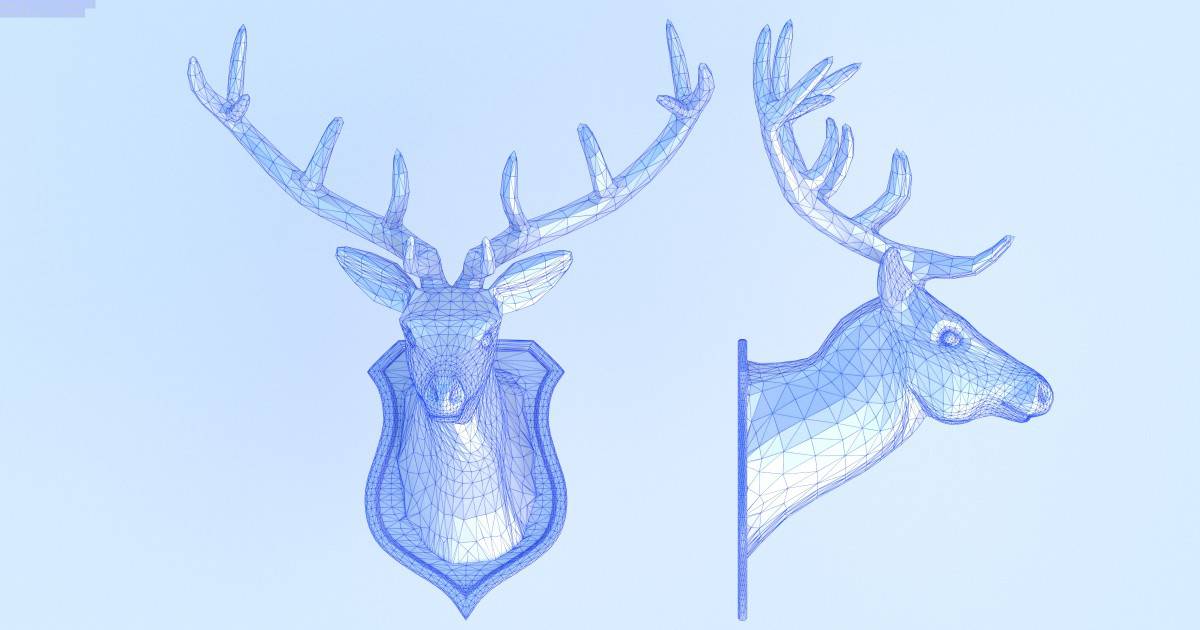 Print-It-Yourself: Stag Head • Celtic3d