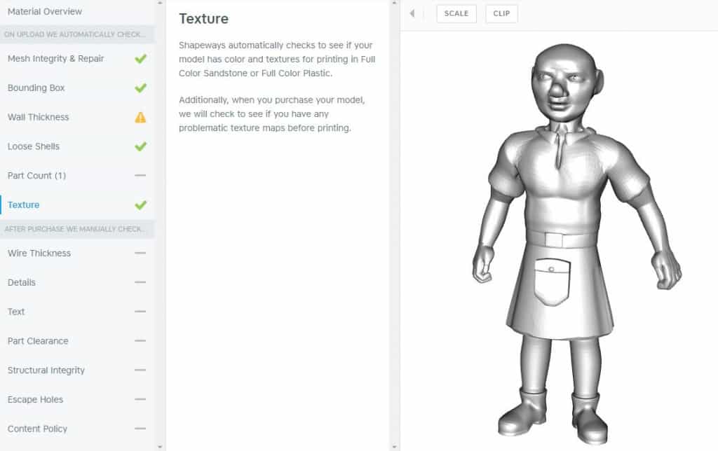 Shapeways - texture issues with Full Color Sandstone • Celtic3d