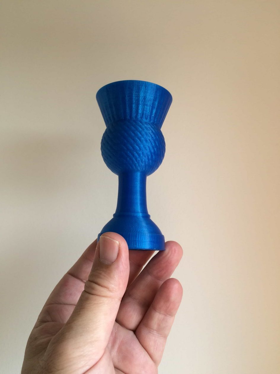 Print-It-Yourself: Thistle flag pole finial • Celtic3d