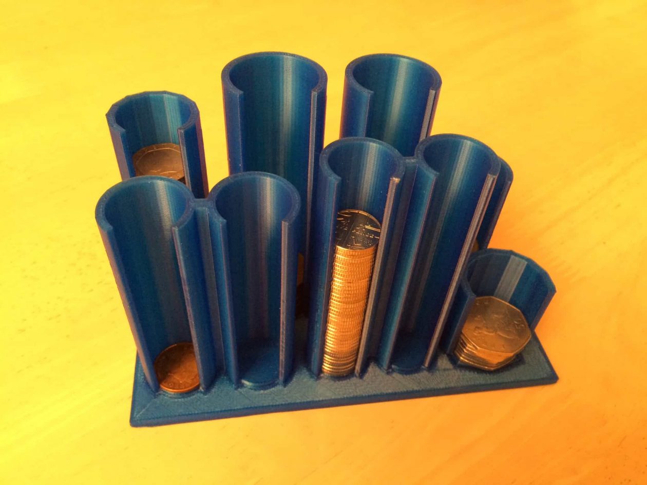 GB Coin Holder - 3d model file for 3d printing • Celtic3d